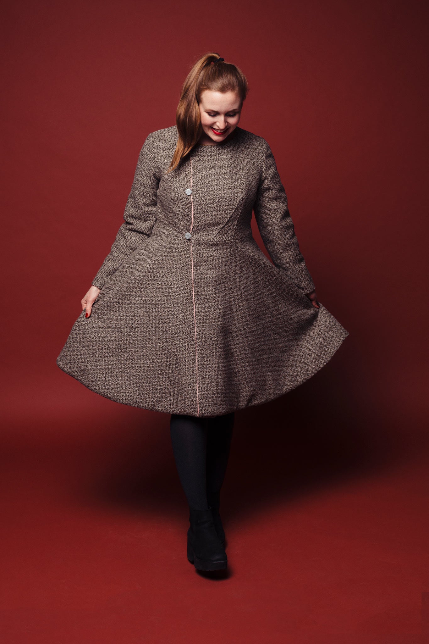 Ingvild - Reversible Coat sewing pattern, pdf – MELILOT